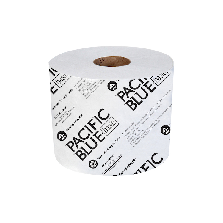 Standard 4" Roll 2-Ply Toilet Paper 48 Rolls - BradyPLUS