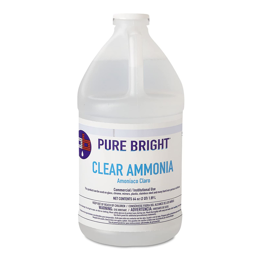 AMMONIA CLEAR 64OZ 8/CS - BradyPLUS