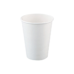 CUP PPR HOT 12 OZ WHT 1000/CS - BradyPLUS