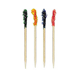 TOOTHPICK WOOD CLUB FRILL 44COL 10/1000 - BradyPLUS