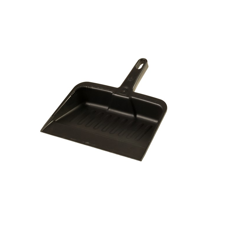 RM HEAVY-DUTY DUST PAN CHARCOAL 12/CS - BradyPLUS