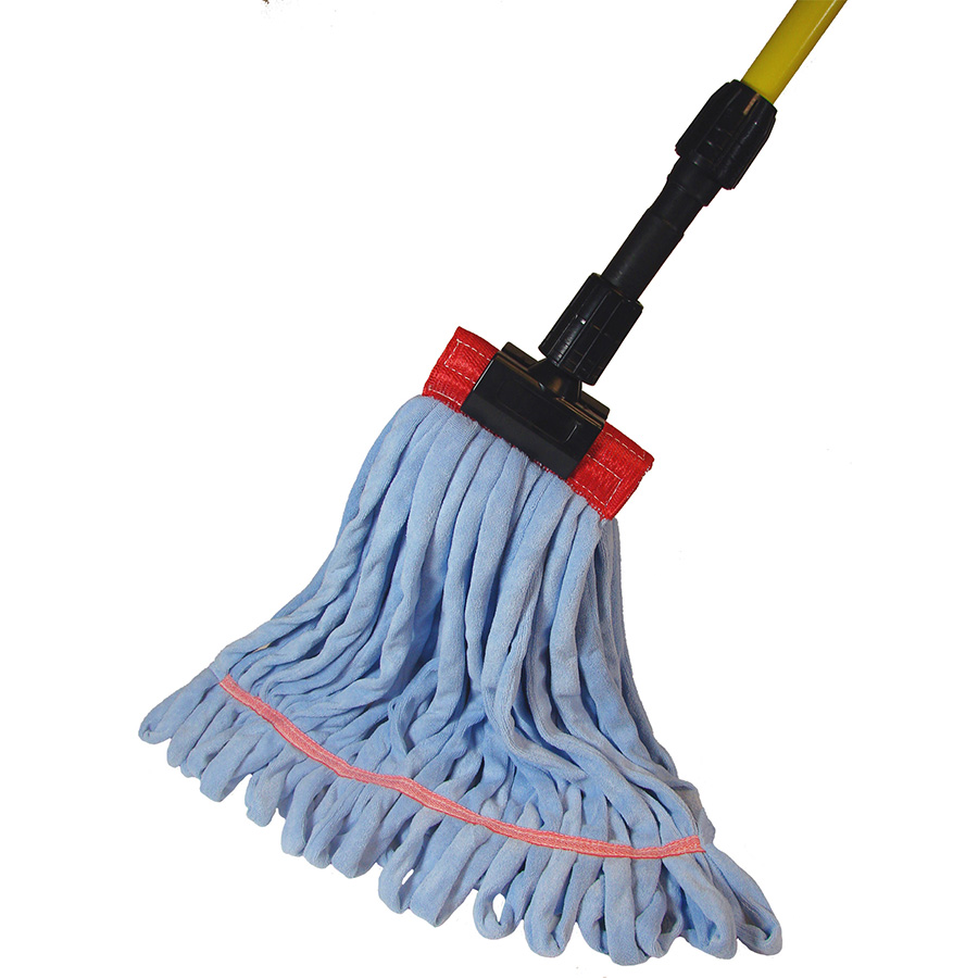 Golden Star Relintless™ AWM94LB5 Wet Mop Head, Large, Microfiber, Blue ...