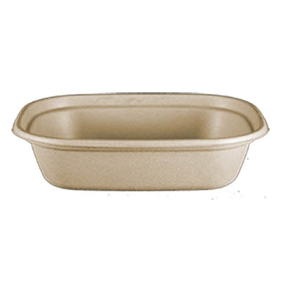 World Centric 32 Oz Fiber PLA Lined Compostable Container - BradyPLUS