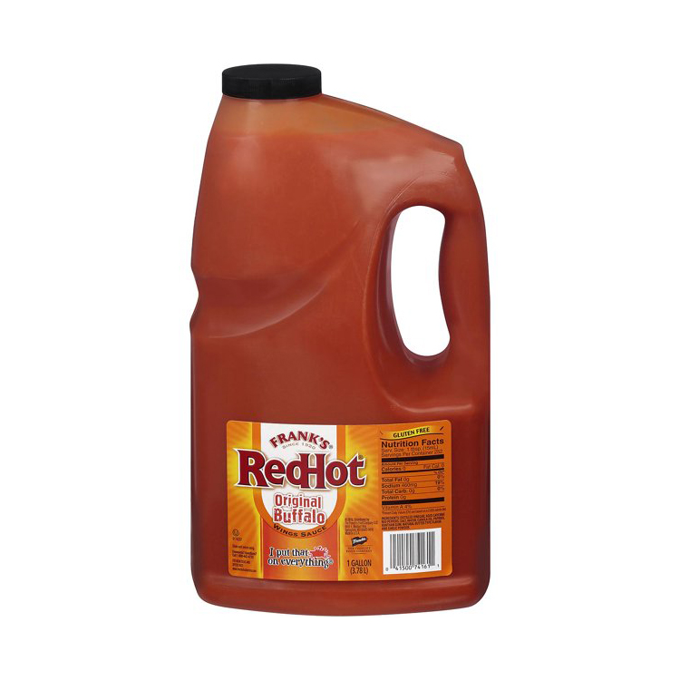 SAUCE BUFFALO WING RED HOT 4/1 GAL - BradyPLUS