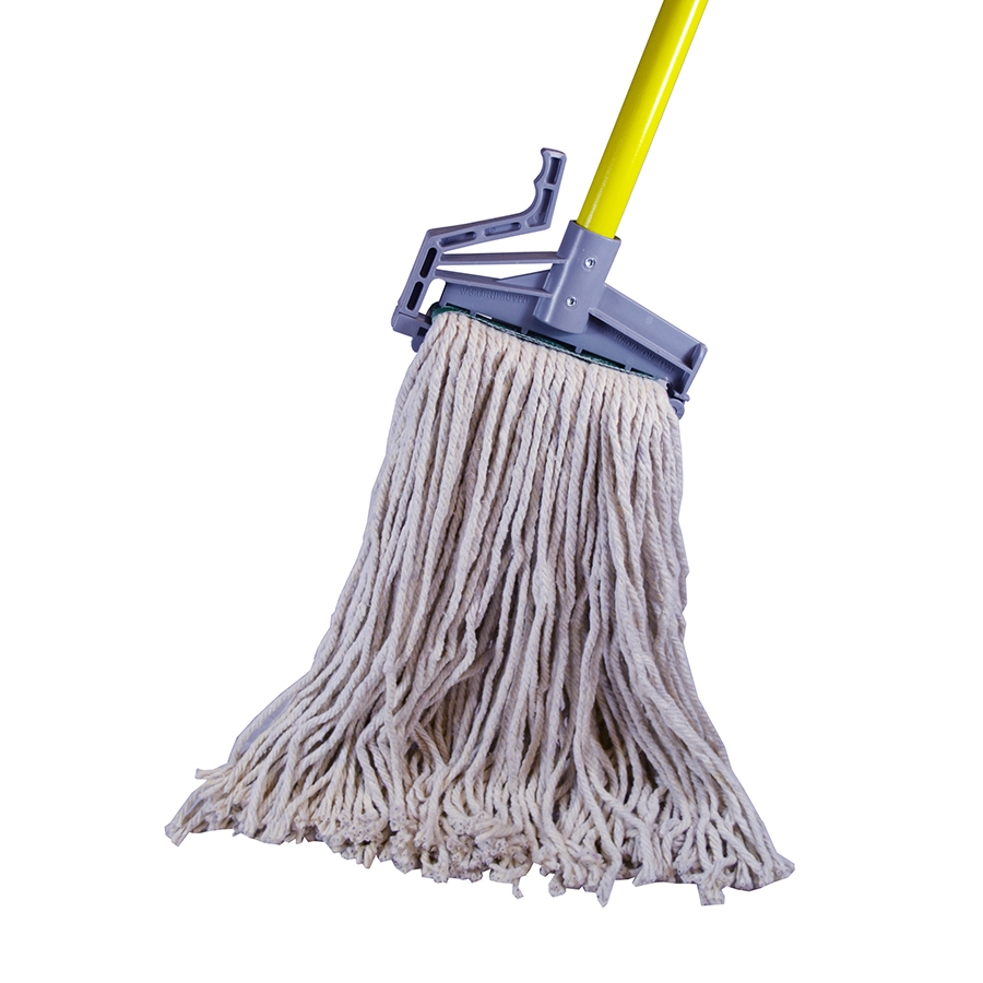Golden Star Starline™ AEW7524 Wet Mop Head, Standard, Cotton, Natural ...