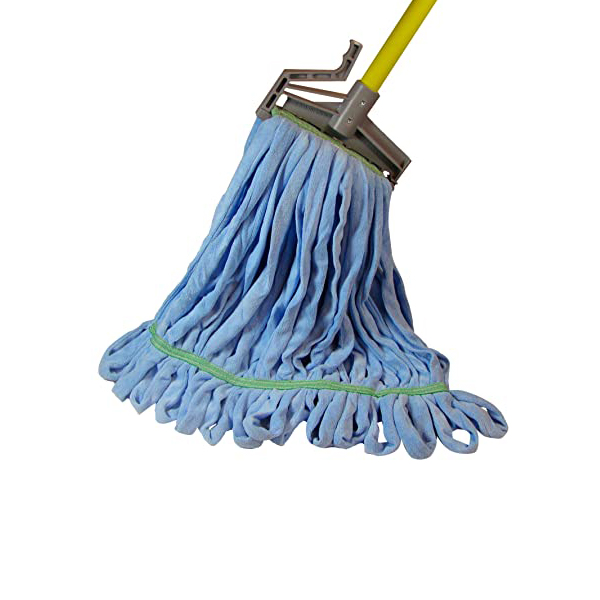 Golden Star RELINTLESS™ AWM94MB Wet Mop Head, Medium, Microfiber, Blue ...