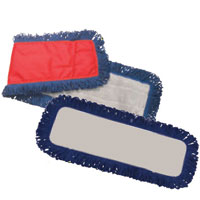 Microfiber 60'' Dust Mop Tradional Pad Blue - BradyPLUS