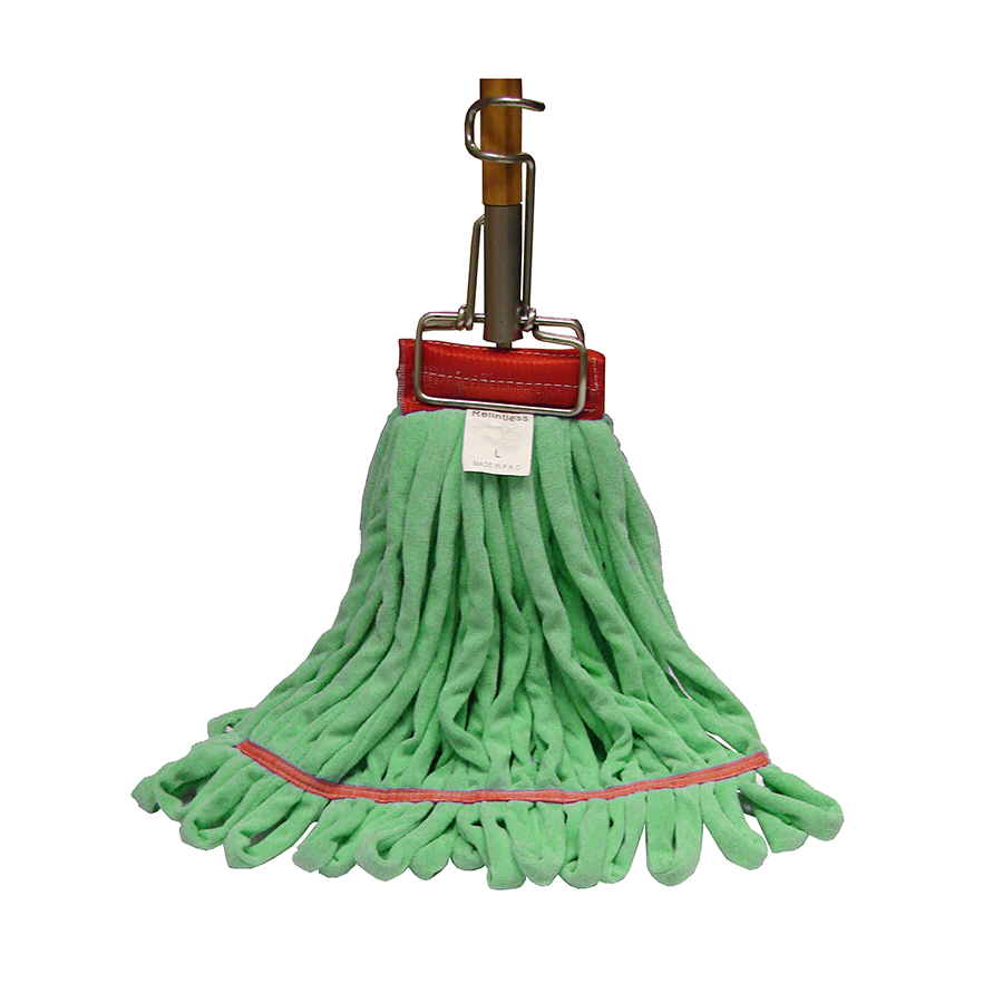 Golden Star RELINTLESS™ AWM94LG5 Wet Mop Head, Large, Microfiber, Green ...