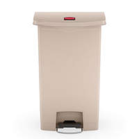Rubbermaid Commercial Products STREAMLINE 18 GAL Step-On Resin Front ...