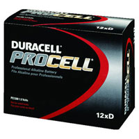 BATTERY DURACELL D-CELL 12/BOX - BradyPLUS